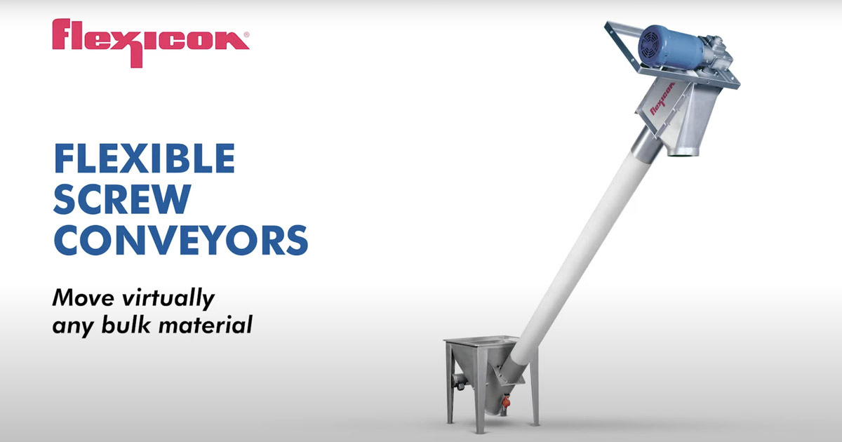 FLEXICON® Flexible Screw Conveyors - Flexicon